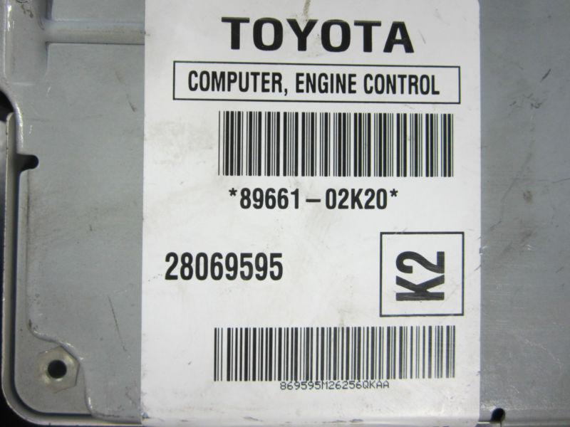 Purchase ECM 89661-02K20 2005-2007 TOYOTA MATRIX AND COROLLA in Santa Ana, California, US, for ...