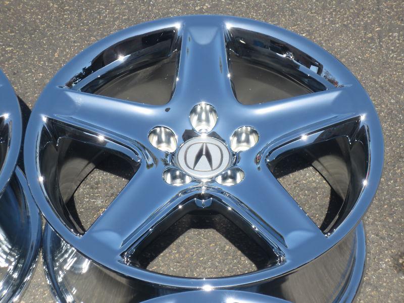 Purchase 17" ACURA TL FACTORY OEM CHROME WHEELS TSX RSX HONDA CIVIC ...
