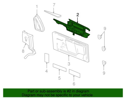 Purchase Genuine GM Storage Box Door 88980376 in , for US $771.85