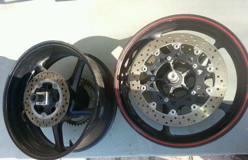 Purchase Yamaha r1 r 2004 06 front rear wheel set wheels in North ...