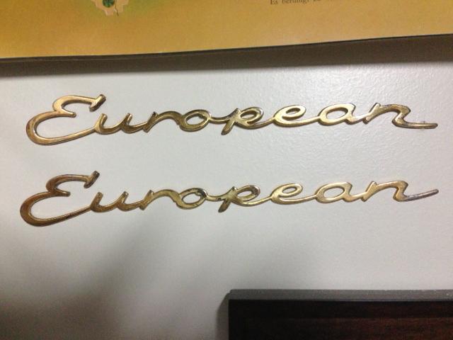 Purchase 1956 Porsche 356 European Script - pair of ORIGINALS - REDUCED ...