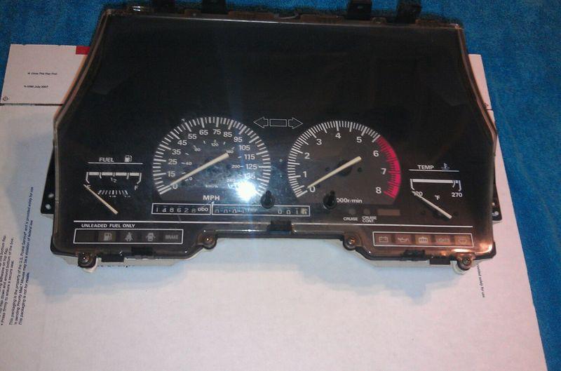 Purchase 1988 Nissan 300zx Speedometer Speedo in New Bern, North ...