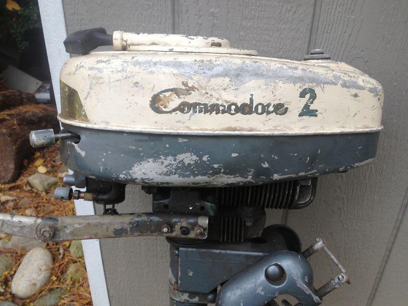 Buy Vintage Commodore 2 Horsepower Outboard Motor for Parts or Repair ...
