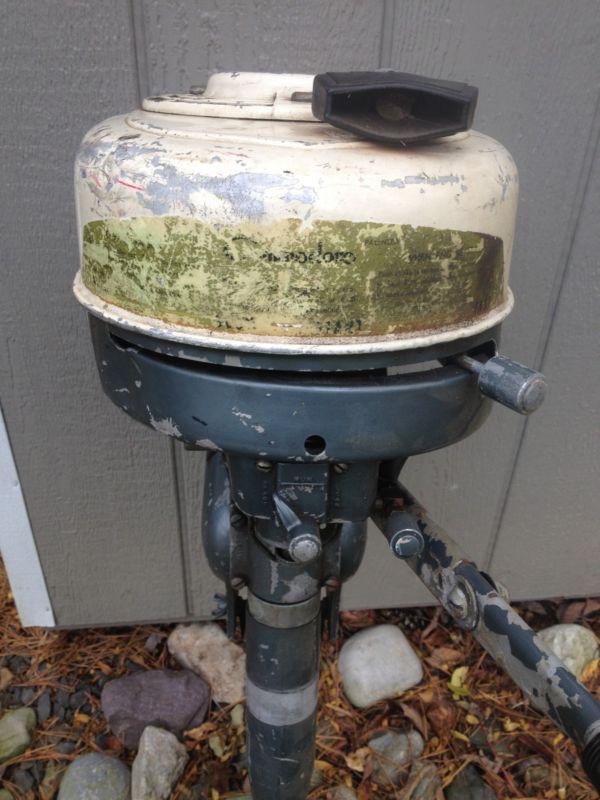 Buy Vintage Commodore 2 Horsepower Outboard Motor for Parts or Repair ...