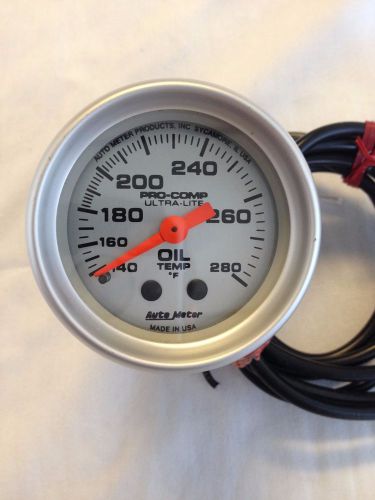 Buy Auto Meter Pro-Comp Ultra-Lite Oil Temp Gauge 2 1/16" in Clare ...