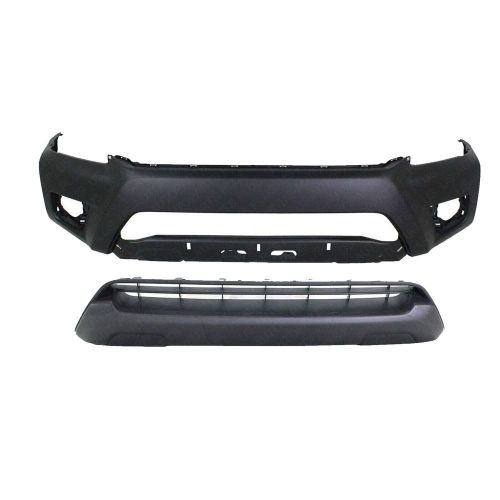 Buy Front Bumper Cover + Lower Valance Grille Textured For 2012-2015 ...