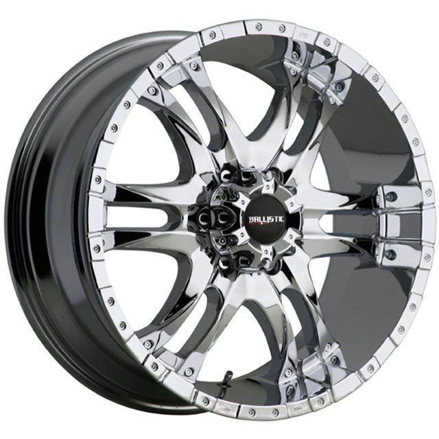 Purchase 17" X 9 BALLISTIC WIZARD 6X139.7 6X5.5 SILVERADO SIERRA CHROME ...