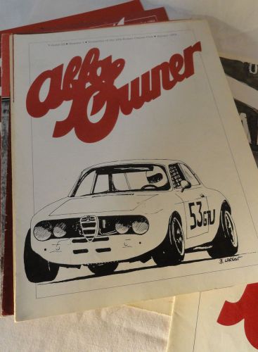 Purchase Lot of 24 Alfa Romeo Owners Club Magazines 1970's-80's Plus ...