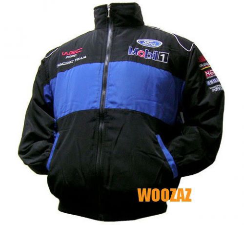 Purchase FORD WRC RALLY MUSTANG NASCAR GT Racing Jacket Blue M in Ship ...