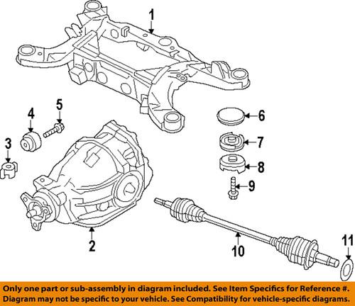 Purchase MOPAR OEM 4578084AC Axle & Differential-Differential Mount in ...