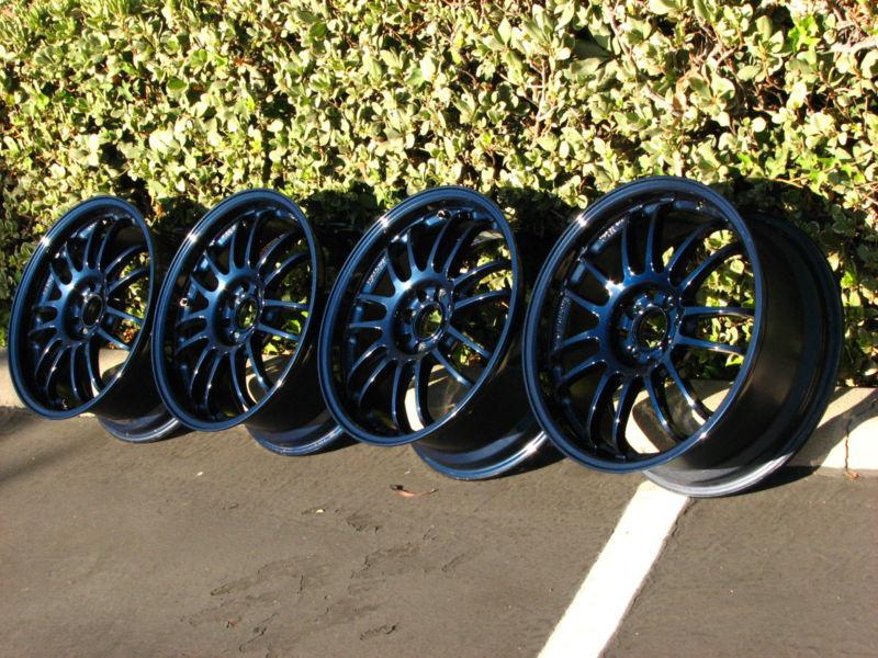 Purchase Volk Racing Rays RE30 Magnesium Blue wheels rare 17x7.5 43et ...
