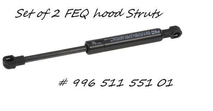 Purchase NEW-FEQ Set Porsche Boxster 97-04 Trunk Shock Strut 986 512 ...