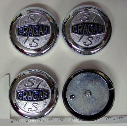 Purchase 4 BLEMS CRAGAR SS CENTER CAPS DODGE DART PLYMOUTH VALIANT CUDA ...