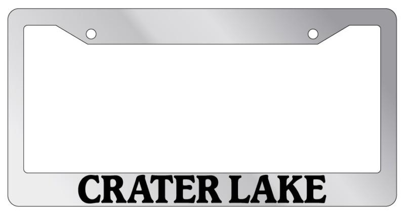 Purchase Chrome License Plate Frame Crater Lake Auto Accessory Novelty ...