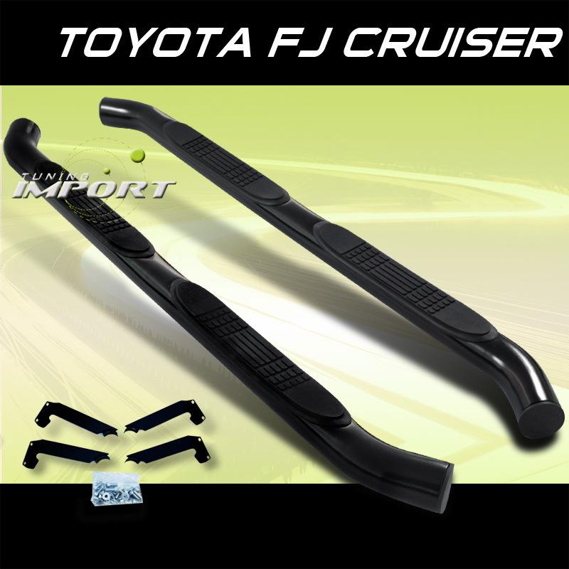 Purchase TOYOTA 2007-2010 FJ CRUISER BLACK SIDE STEP NERF BAR RUNNING ...