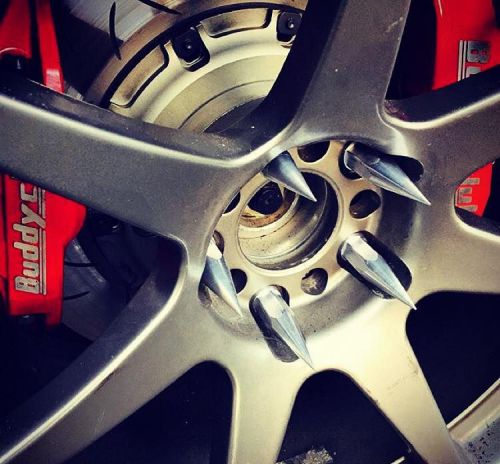 Find 20 SET Spike lug nuts 3" Aluminum Spiked Lug Nuts 1/2 X 20 Thread ...