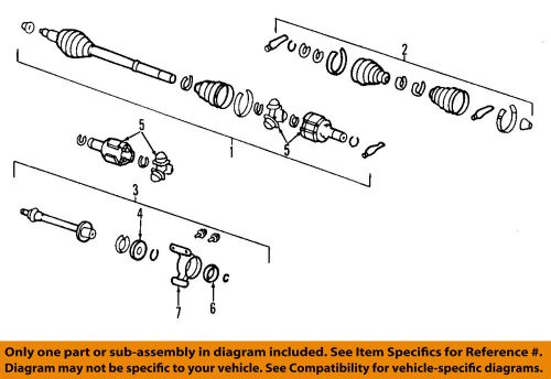 Find HONDA OEM 05-06 Odyssey Front Drive-Axle Assembly 44305SHJA01 in ...