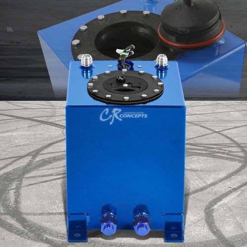 Find 2.5 GALLON BLUE COATED ALUMINUM RACING/DRIFTING FUEL CELL GAS TANK ...