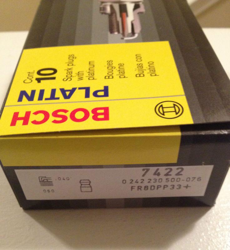 Find Bosch OE Type Platinum Spark Plug FR8DPP33 # 7422 Box of 10 plugs ...