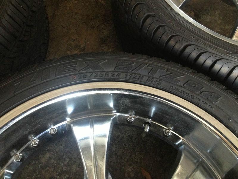 Find 24" Chrome Wheels Rims and Tires VCT Scarface Wheels & Tires ...