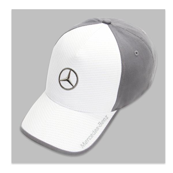 Find Mercedes-Benz White/Gray Brushed Cotton Cap in Vienna, Virginia ...