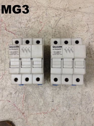 Sell Ferraz Shawmut Ultrasafe USCC3 3 Pole Fuse Holder 600V 30A- Lot of ...