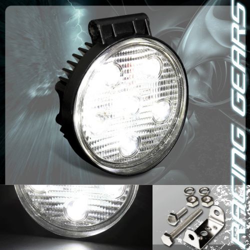 Sell Round White LED 12v 18w 1500 Lumen Spot Off Road Flood Beam Work ...