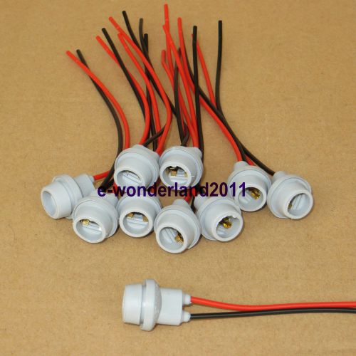 Sell 10 x Connectors Socket Bulb Light Harness PigTail T10 168 194 ...