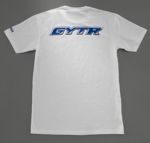 Sell NEW WHITE TEE T SHIRT LARGE YAMAHA GYTR LOGO TEAM RACE in ...