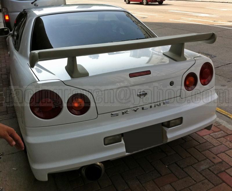 Sell CARBON BLADE NISSAN SKYLINE GTR GTT R34 R33 GTS R32 G35 REAR WING ...