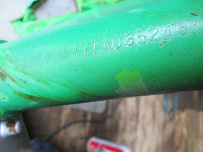 Sell 1994 Kawasaki KX 60 Frame in Hays, North Carolina, US, for US $20.00