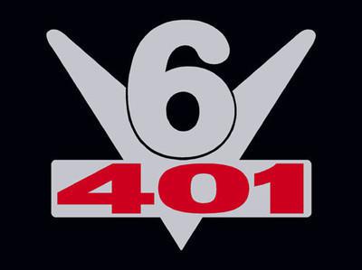 Sell 2 CHROME 401 V6 EMBLEM DECAL SET OLD GMC TRUCK MAGNUM STICKERS in ...