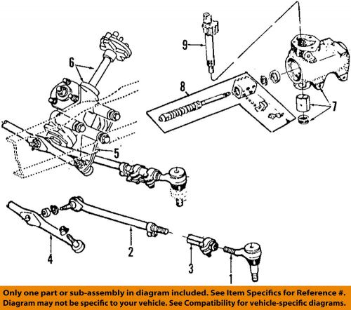 Purchase FORD OEM 92-02 E-350 Econoline Club Wagon Steering Gear-Outer ...