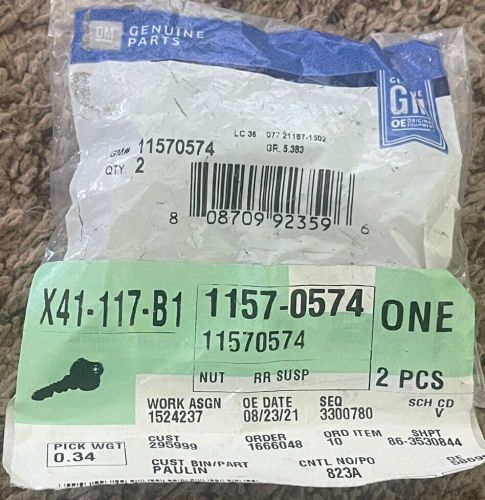 Purchase (2) Genuine GM Multi-Purpose Nut 11570574 in OR, United States ...