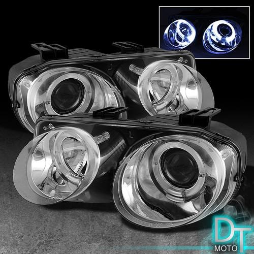 Purchase 98-01 ACURA INTEGRA DUAL HALO PROJECTOR CLEAR HEADLIGHTS ...