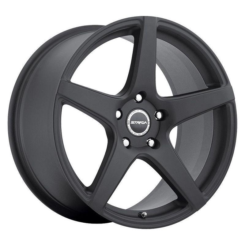 Purchase 22" Inch 5x4.5 Black Machined Wheels Rims 5 Lug Acura Ford ...