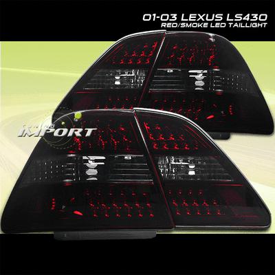 Purchase 2001-2003 02 LEXUS LS430 NEW SMOKE RED LED TAIL LIGHTS in ...