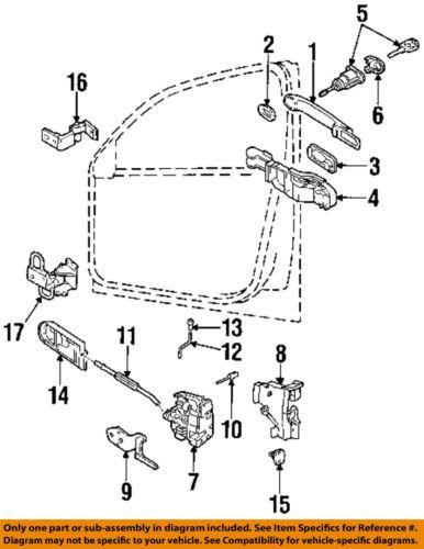 Purchase VOLKSWAGEN OEM 3B1837015AS Door Lock Actuator Motor/Door Lock ...
