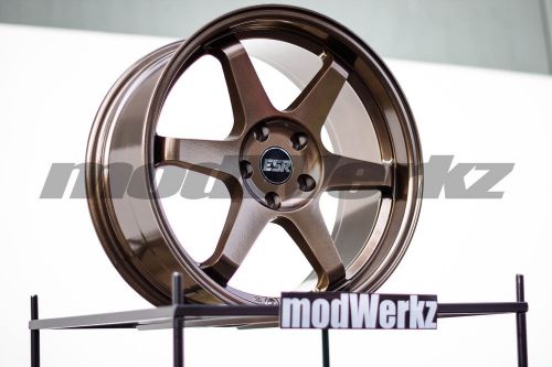Buy 18x8.5 Inch +30 ESR SR07 5x114.3 Bronze Wheels Rims Civic RSX TSX ...