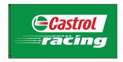 Buy CASTROL RACING FLAG BANNER gas motor oil 4X2 FEET in San Francisco ...