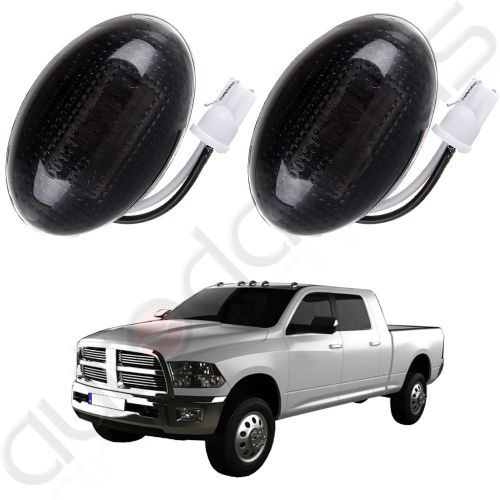 Buy 2x Red LED Side Fender Marker Dually Bed Lights Rear For 1999-2010 ...