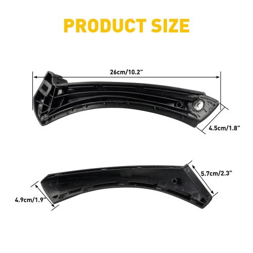 Buy Inner Outer Handle Panel Door Pull Trim For Cover BMW E90 328i ...