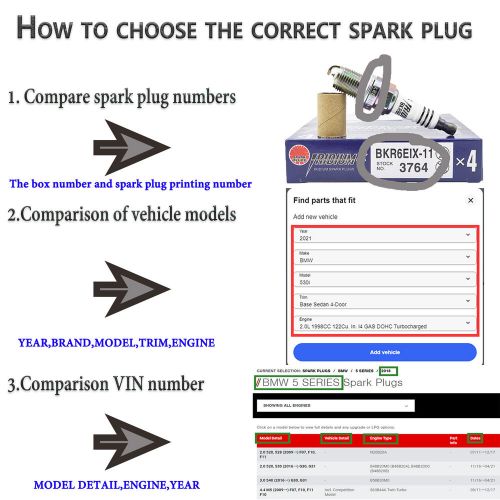 Buy 4PACK For Hyundai Kia Spark Plug Brand New Factory Direct Part 18841-11051 in , for US $24.99