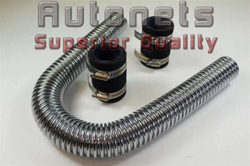 Buy 24" Stainless Steel Radiator Hose Universal Fit Street Hot Rat Rod ...