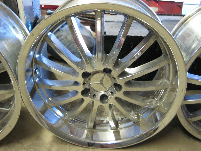 Buy 19" Mercedes Benz Wheels Rims C CL E S SL AMG C230 SL CL CLS E ...