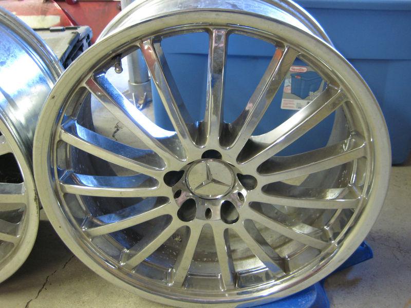 Buy 19" Mercedes Benz Wheels Rims C CL E S SL AMG C230 SL CL CLS E ...