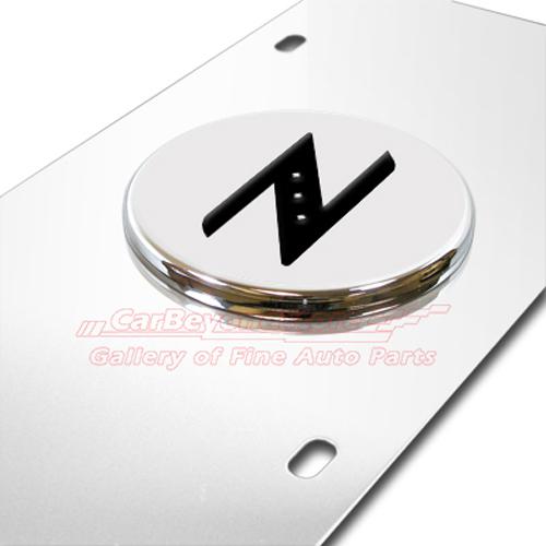 Buy Nissan 350Z Z Logo Chrome Stainless Steel License Plate, Lifetime ...