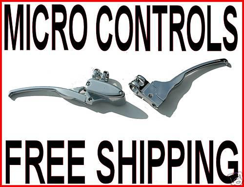 Buy MINI CONTOUR CHROME HANDLEBAR CONTROLS LEVERS KIT HARLEY CHOPPER ...