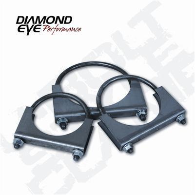 Find Diamond Eye 444004 Exhaust Clamp U-Bolt Style Steel Natural 2.500 ...