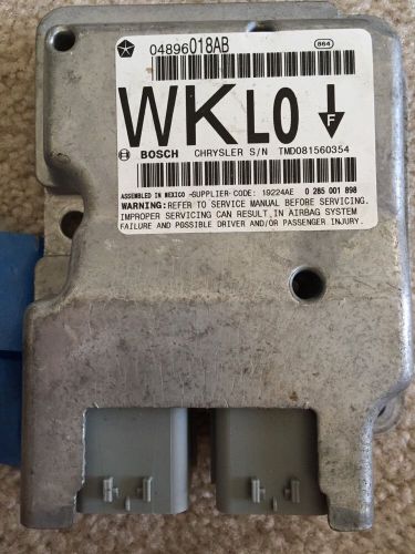 Find 2005 05 GRAND CHEROKEE AIR BAG AIRBAG CONTROL MODULE DIAGNOSTICS ...